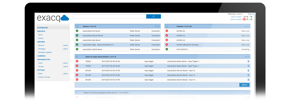 exacqCloud | Exacq from Tyco Security Products
